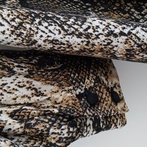 Zara | Dresses | Zara Snake Print Midi Dress | Poshmark